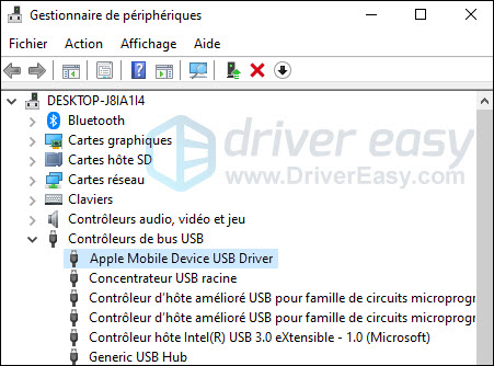 Apple mobile device usb driver | Download - Driver Easy France
