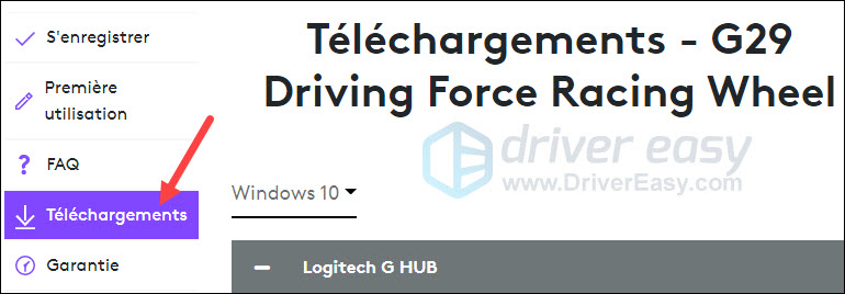 Logitech G29 software | Download - Driver Easy France