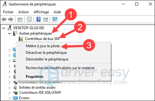 SM Bus Controller Pilote pour Windows 11/10/8 - Driver Easy France